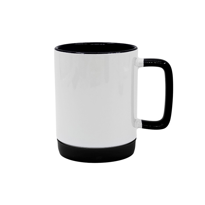 11oz Inner Color Mug With Silicon Bottom Manufacturer & Supplier In ...